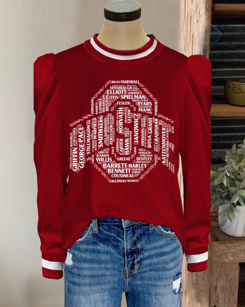 Ohio State Buckeyes Graphic Top